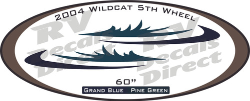 Wildcat Forest River 5th Wheel Replacement RV Decals & Graphics