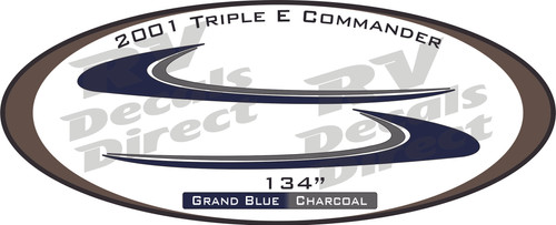 Commander Triple E Class A Replacement RV Decals & Graphics