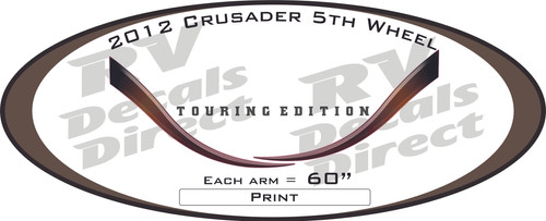 Crusader Prime Time 5th Wheel Replacement RV Decals & Graphics