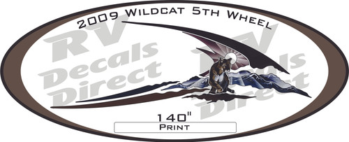 Wildcat Forest River 5th Wheel Replacement RV Decals & Graphics