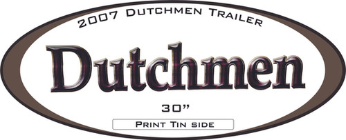 2007 Dutchmen Travel Trailer | USA - RV Decals Direct