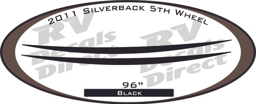 Silverback Cedar Creek 5th Wheel Replacement RV Decals & Graphics