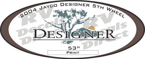 Jayco Designer 5th Wheel Replacement RV Decals & Graphics