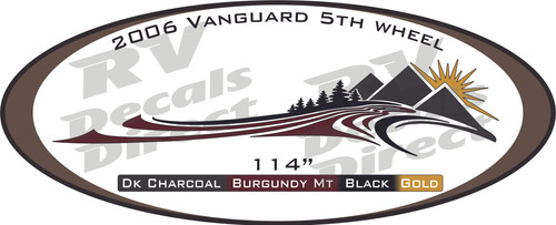 Vanguard 5th Wheel Replacement RV Decals & Graphics