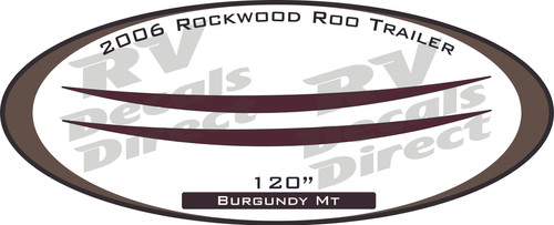 Rockwood Roo Forest River Travel Trailer Replacement RV Decals & Graphics