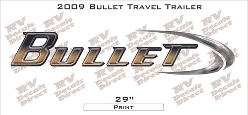Bullet Keystone Travel Trailer Replacement RV Decals & Graphics