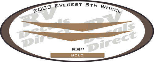 Everest Keystone 5th Wheel Replacement RV Decals & Graphics