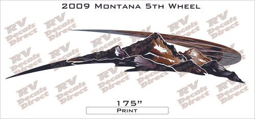 Montana Keystone 5th Wheel Replacement RV Decals & Graphics