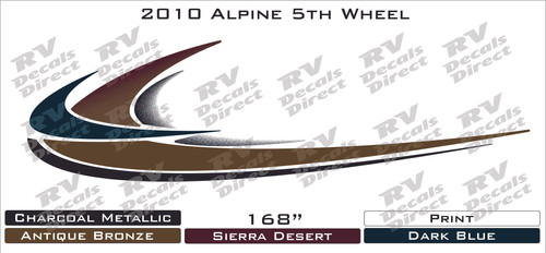 Alpine Keystone 5th Wheel Replacement RV Decals & Graphics
