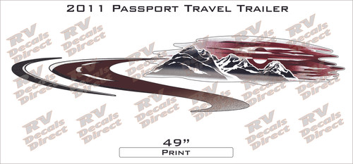 Passport Keystone Travel Trailer Replacement RV Decals & Graphics