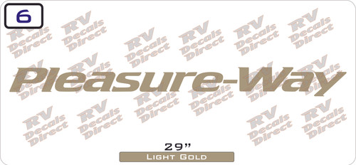 Pleasure Way Class B Replacement RV Decals & Graphics