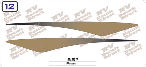 Rockwood Forest River 5th Wheel Replacement RV Decals & Graphics