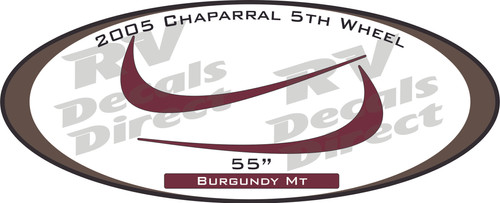 Chaparral Coachmen 5th Wheel Replacement RV Decals & Graphics