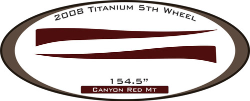 2008 Titanium 5th Wheel | RV Decals Direct