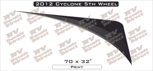 Cyclone Heartland 5th Wheel Replacement RV Decals & Graphics