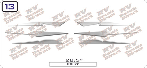 Fuzion Keystone 5th Wheel Replacement RV Decals & Graphics