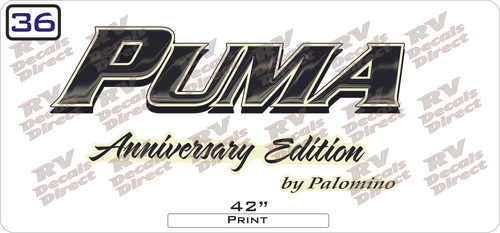 Puma Palomino Anniversary Edition Replacement RV Decals & Graphics