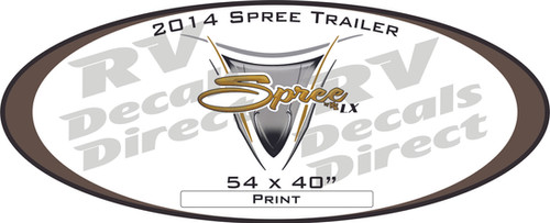 Spree KZ Travel Trailer Replacement RV Decals & Graphics