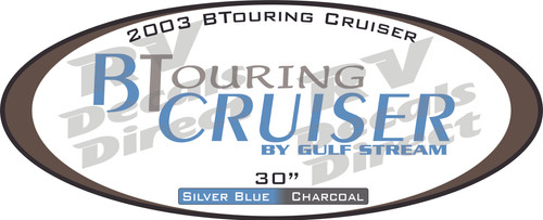 BTouring Cruiser Gulf Stream Replacement RV Decals & Graphics