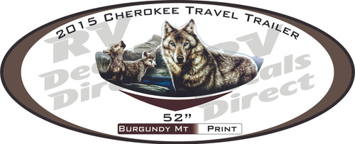 Cherokee Forest River Travel Trailer Replacement RV Decals & Graphics