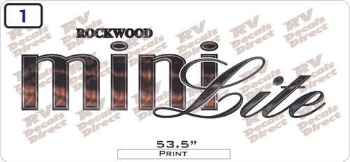 Rockwood Forest River Travel Trailer Replacement RV Decals & Graphics