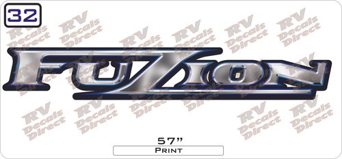 Fuzion Keystone 5th Wheel Replacement RV Decals & Graphics