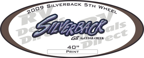Silverback Forest River 5th Wheel Replacement RV Decals & Graphics