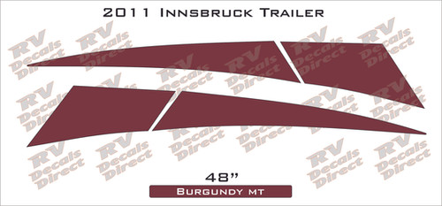 Innsbruk Gulf Stream Travel Trailer Replacement RV Decals & Graphics
