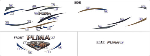 2019 Puma Travel Trailer | RV Decals Direct