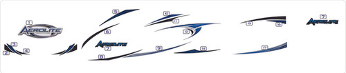 COMPLETE DECAL KIT (2013 Aerolite Travel Trailer) | RV Decals Direct