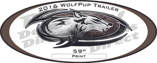 Wolf Pup Forest River Replacement RV Decals & Graphics