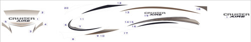Cruiser Aire Crossroads 5th Wheel Replacement RV Decals & Graphics