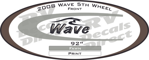 Wave Thor 5th Wheel Replacement RV Decals & Graphics