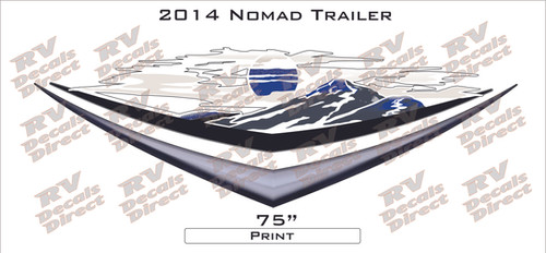 Nomad Skyline Travel Trailer Replacement RV Decals & Graphics