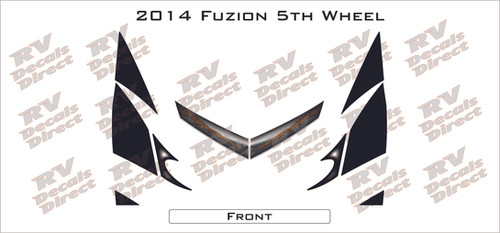 Fuzion Keystone 5th Wheel Replacement RV Decals & Graphics