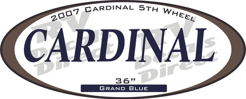 Cardinal Forest River 5th Wheel Replacement RV Decals & Graphics