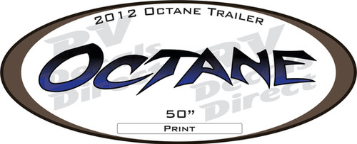 2012 Octane Travel Trailer | RV Decals Direct