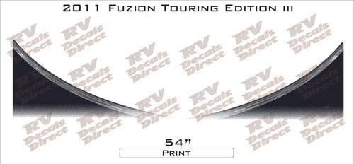 Fuzion Keystone Touring Edition 5th Wheel Replacement RV Decals & Graphics