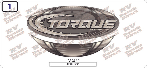 Torque Heartland 5th Wheel Replacement RV Decals & Graphics