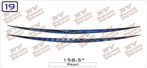 Fuzion Keystone 5th Wheel Replacement RV Decals & Graphics