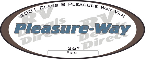 Pleasure Way Class B Replacement RV Decals & Graphics