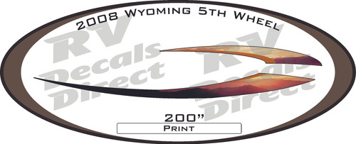 Wyoming Coachmen 5th Wheel Replacement RV Decals & Graphics