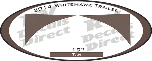 White Hawk Jayco Travel Trailer Replacement RV Decals & Graphics