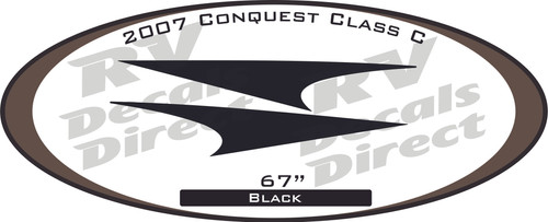 Conquest Gulf Stream Class C Replacement RV Decals & Graphics