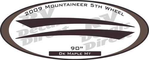 Mountaineer Keystone 5th Wheel Replacement RV Decals & Graphics