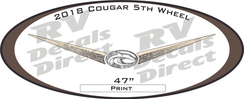 Cougar Keystone 5th Wheel Replacement RV Decals & Graphics