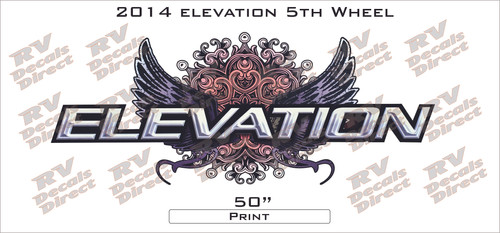 Elevation Crossroads 5th Wheel Replacement RV Decals & Graphics