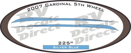 Cardinal Forest River 5th Wheel Replacement RV Decals & Graphics
