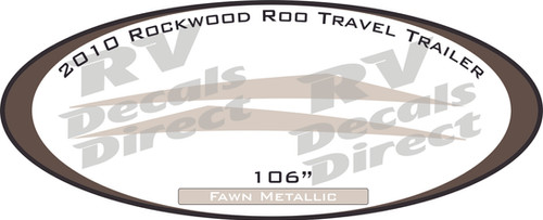 Rockwood Forest River Travel Trailer Replacement RV Decals & Graphics