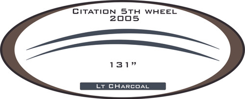 2005 Citation Supreme 5th wheel | RV Decals Direct
